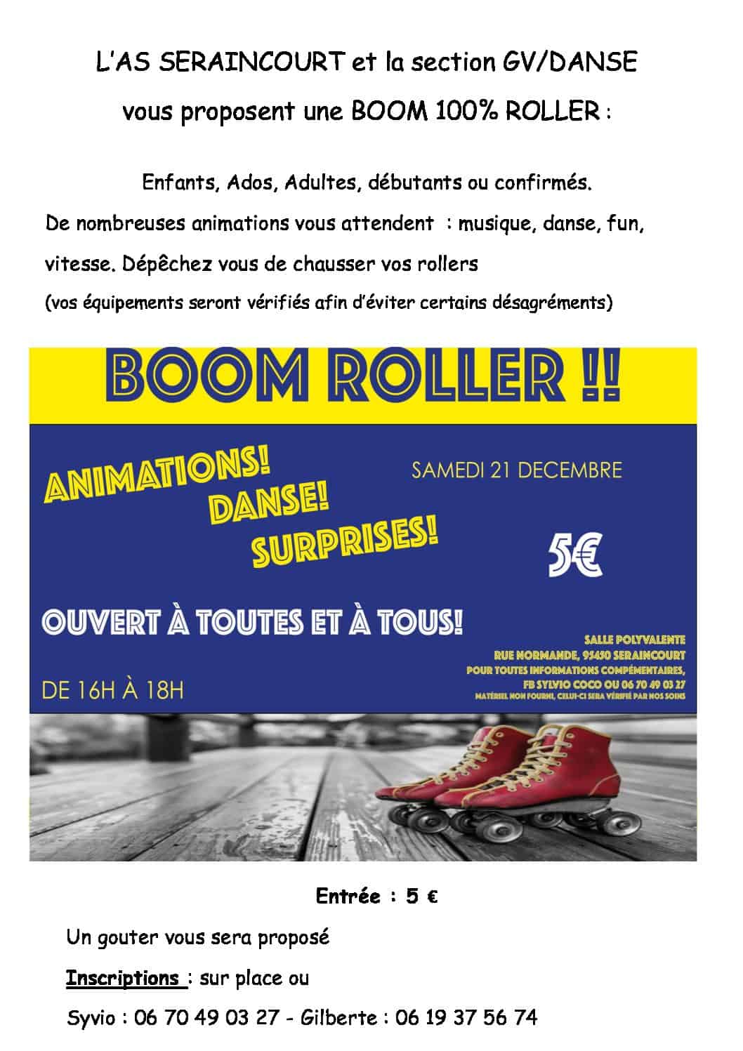 Première Boom Roller à Seraincourt | Association Sportive Seraincourt